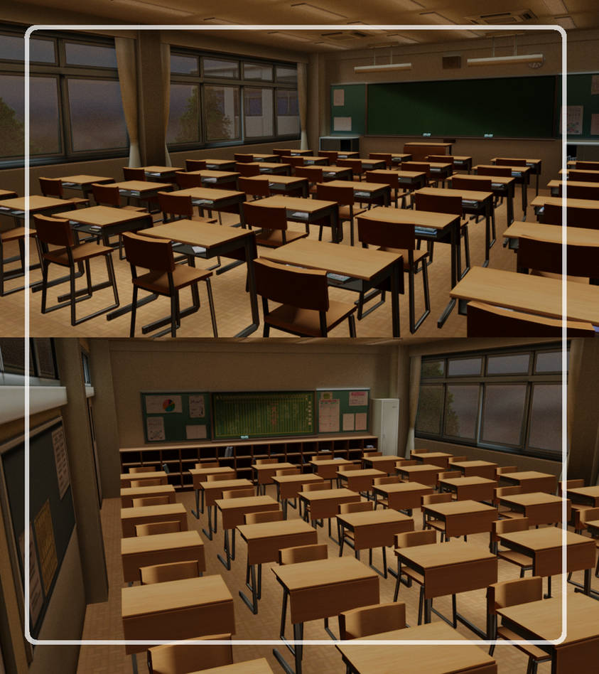 (XPS) Classroom by Sasuke-Bby on DeviantArt