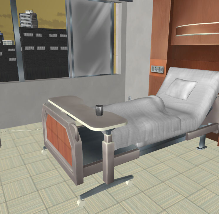 Persona 5 Royal - Rumi's Hospital Room by Sasuke-Bby on DeviantArt