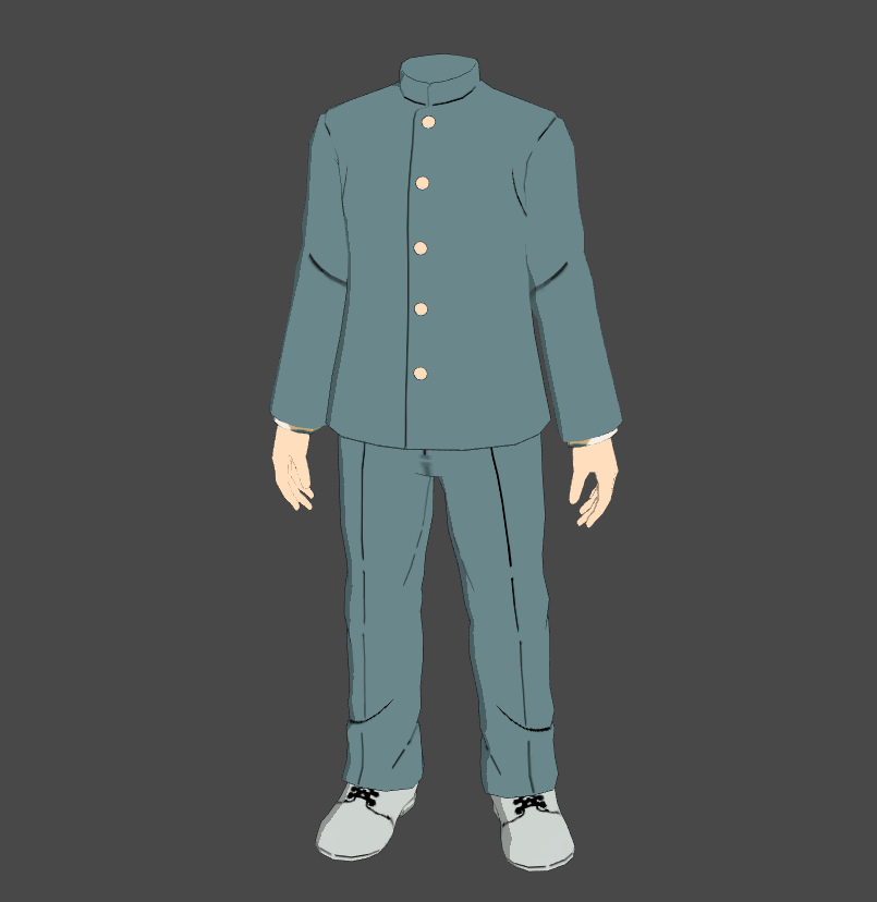 Demon Slayer Junior High School Uniform M XPS by Sasuke-Bby on DeviantArt