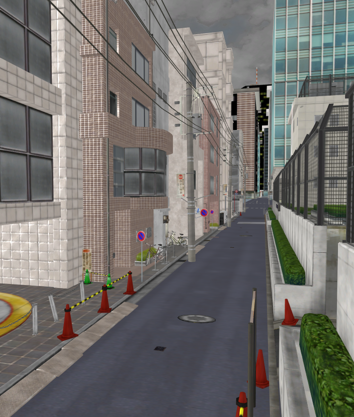 P5R Shujin school entrance other side street XPS by Sasuke-Bby on ...