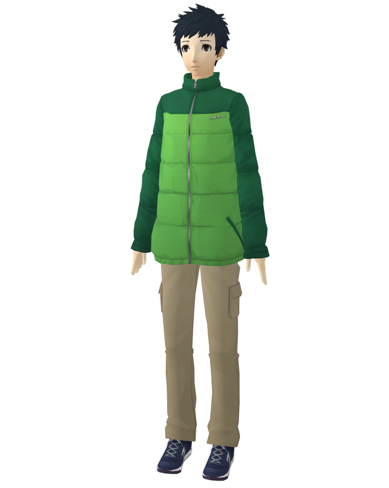 P5R Yuki Mishima Green Jacket XPS by Sasuke-Bby on DeviantArt