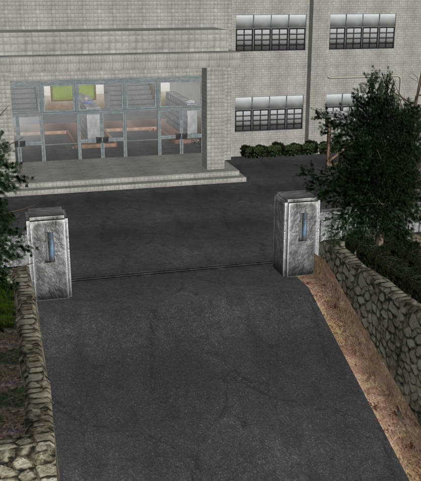 Persona 4 - School enterance XPS by Sasuke-Bby on DeviantArt