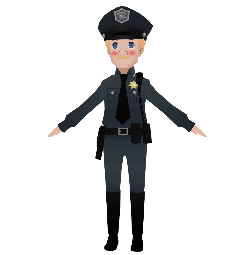 PQ2 Serious Policeman XPS by Sasuke-Bby on DeviantArt