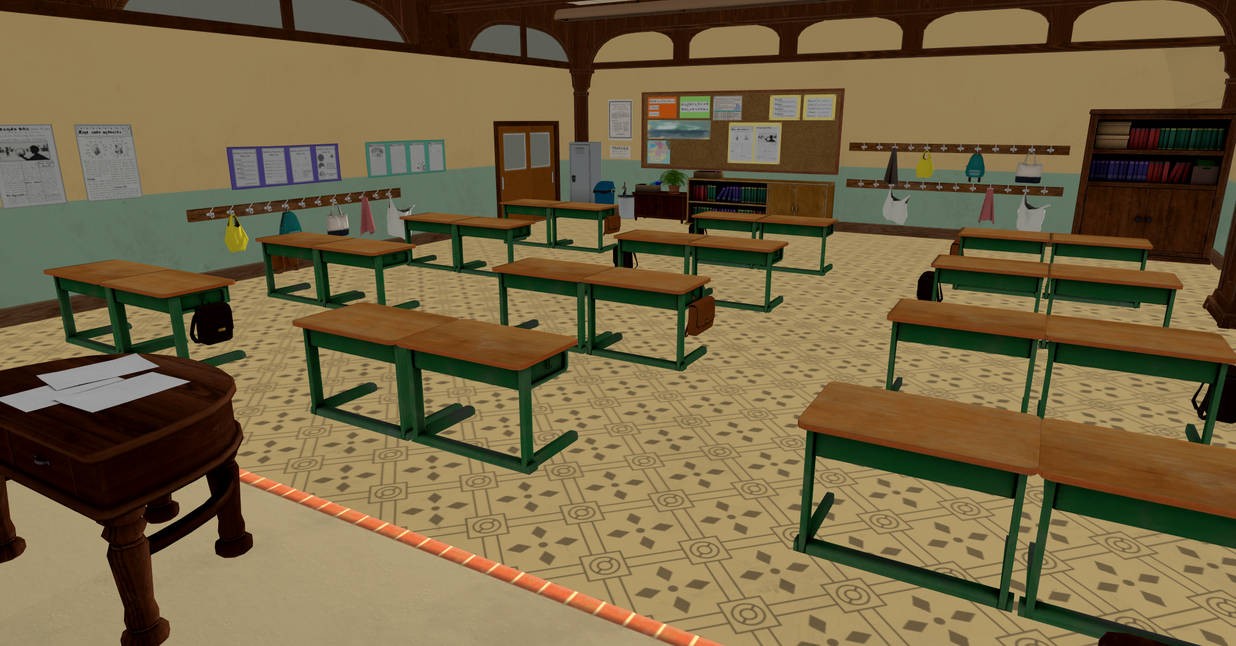 Pokemon SV Classroom A XPS by Sasuke-Bby on DeviantArt