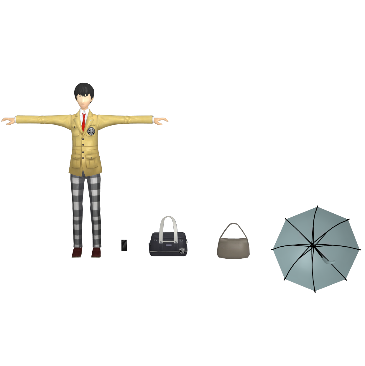 P5X Male Student 2 XPS by Sasuke-Bby on DeviantArt