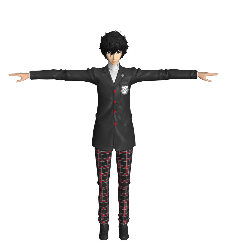 P5X Ren Uniform [OBJ] by Sasuke-Bby on DeviantArt