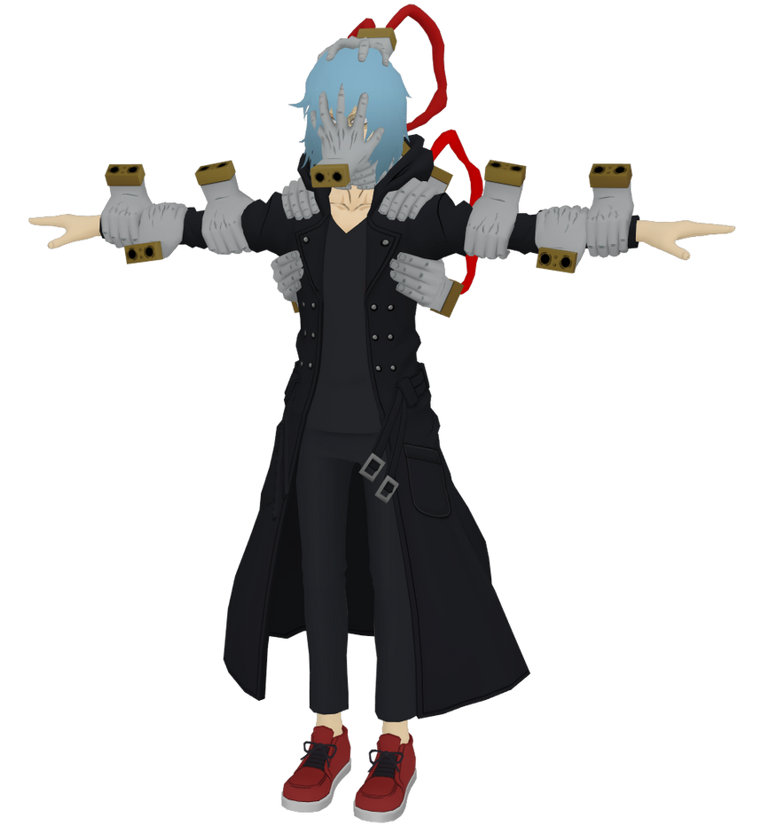 Shigaraki Costume XPS by Sasuke-Bby on DeviantArt