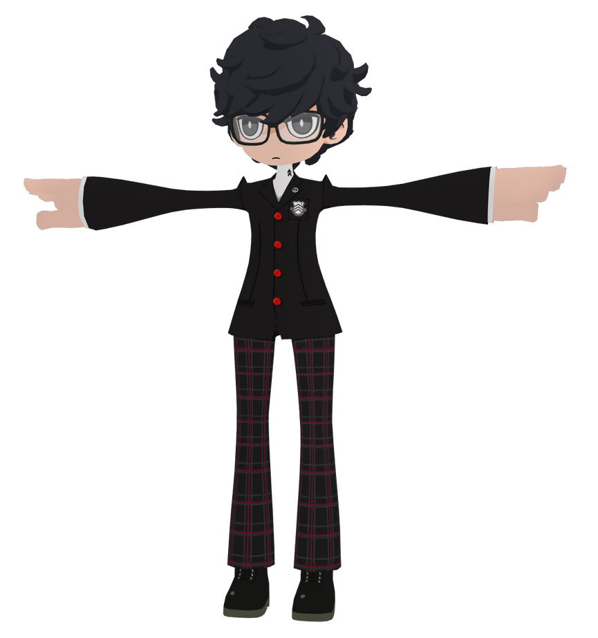 P5T Joker (Uniform) XPS by Sasuke-Bby on DeviantArt