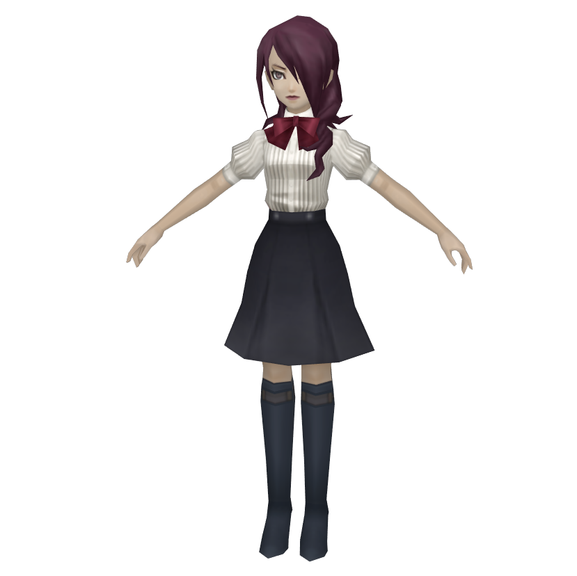 Persona 3 Mitsuru Summer Uniform XPS by Sasuke-Bby on DeviantArt