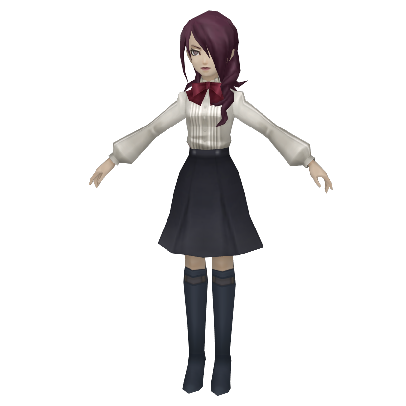 Persona 3 Mitsuru Winter Uniform XPS by Sasuke-Bby on DeviantArt