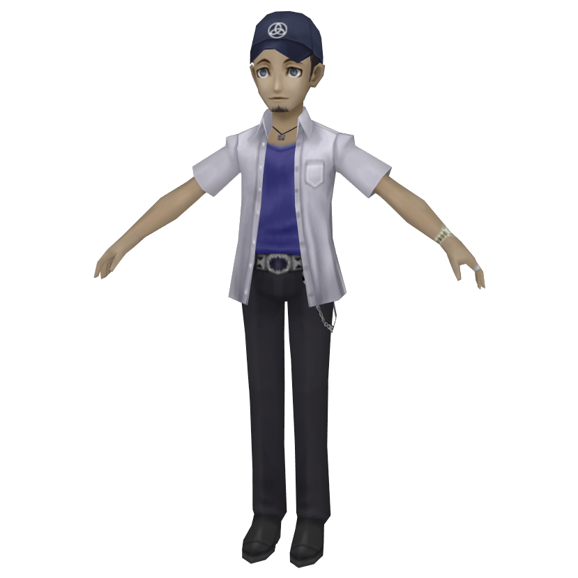 Persona 3 Junpei Summer Uniform XPS by Sasuke-Bby on DeviantArt