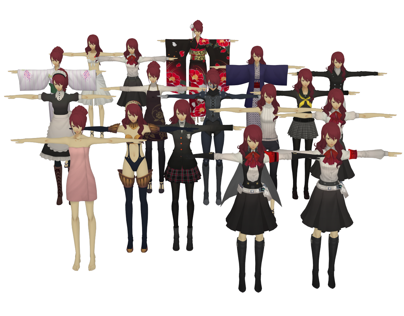 Persona 3 Reload Mitsuru Kirijo XPS by Sasuke-Bby on DeviantArt