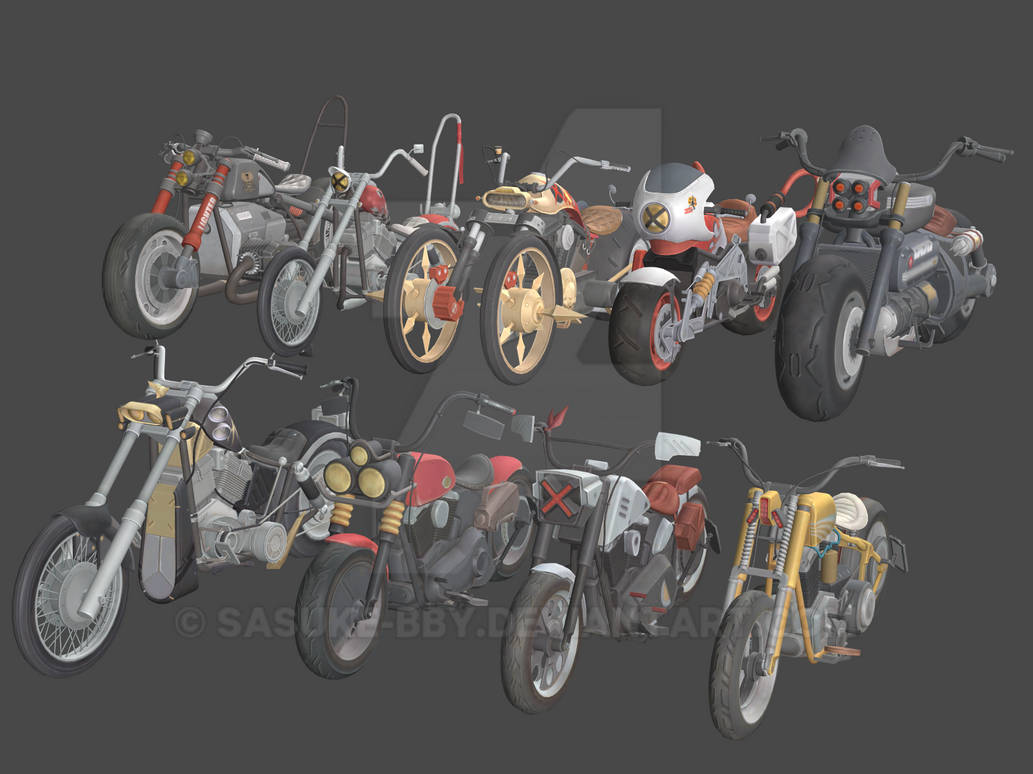 ZZZ - Motorcycles XPS by Sasuke-Bby on DeviantArt