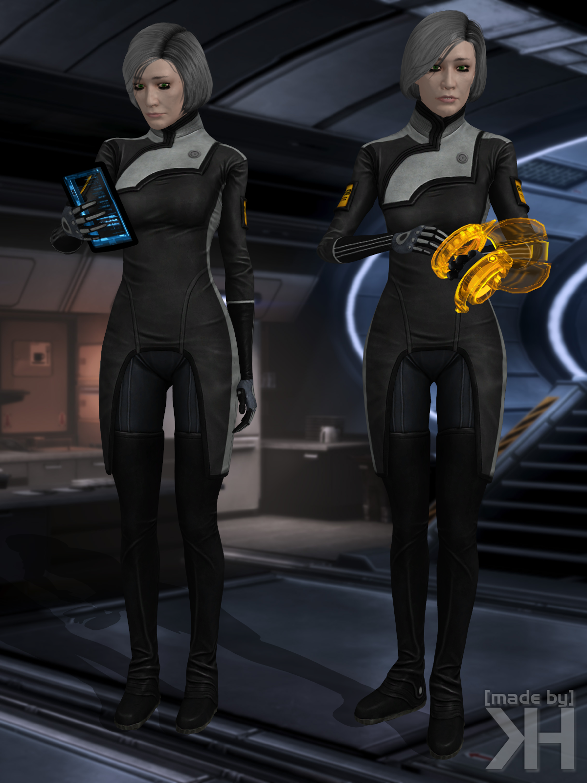Doctor Chakwas ME3 Default Outfit (XPS) by Grummel83 on DeviantArt