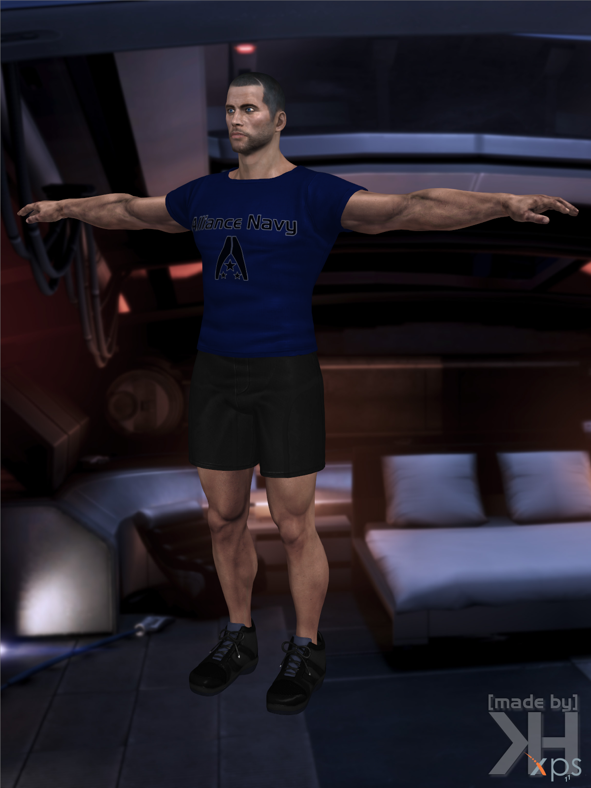 John Shepard Sport Outfit (XPS) by Grummel83 on DeviantArt