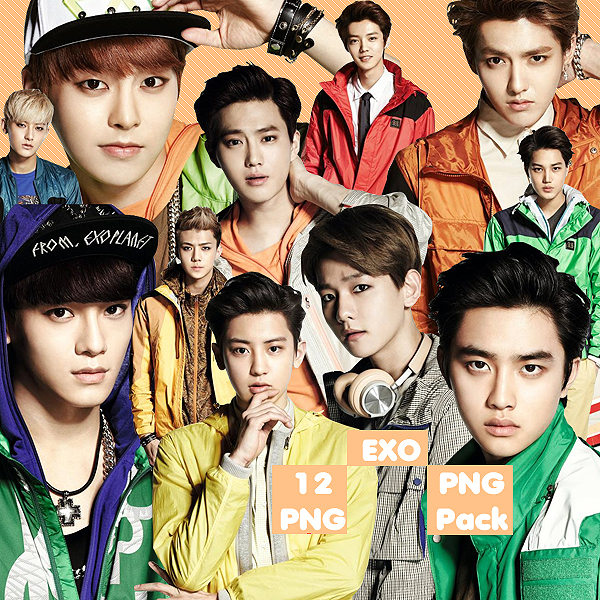 EXO's PNG Pack {Kolon Sport} by kamjong-kai on DeviantArt
