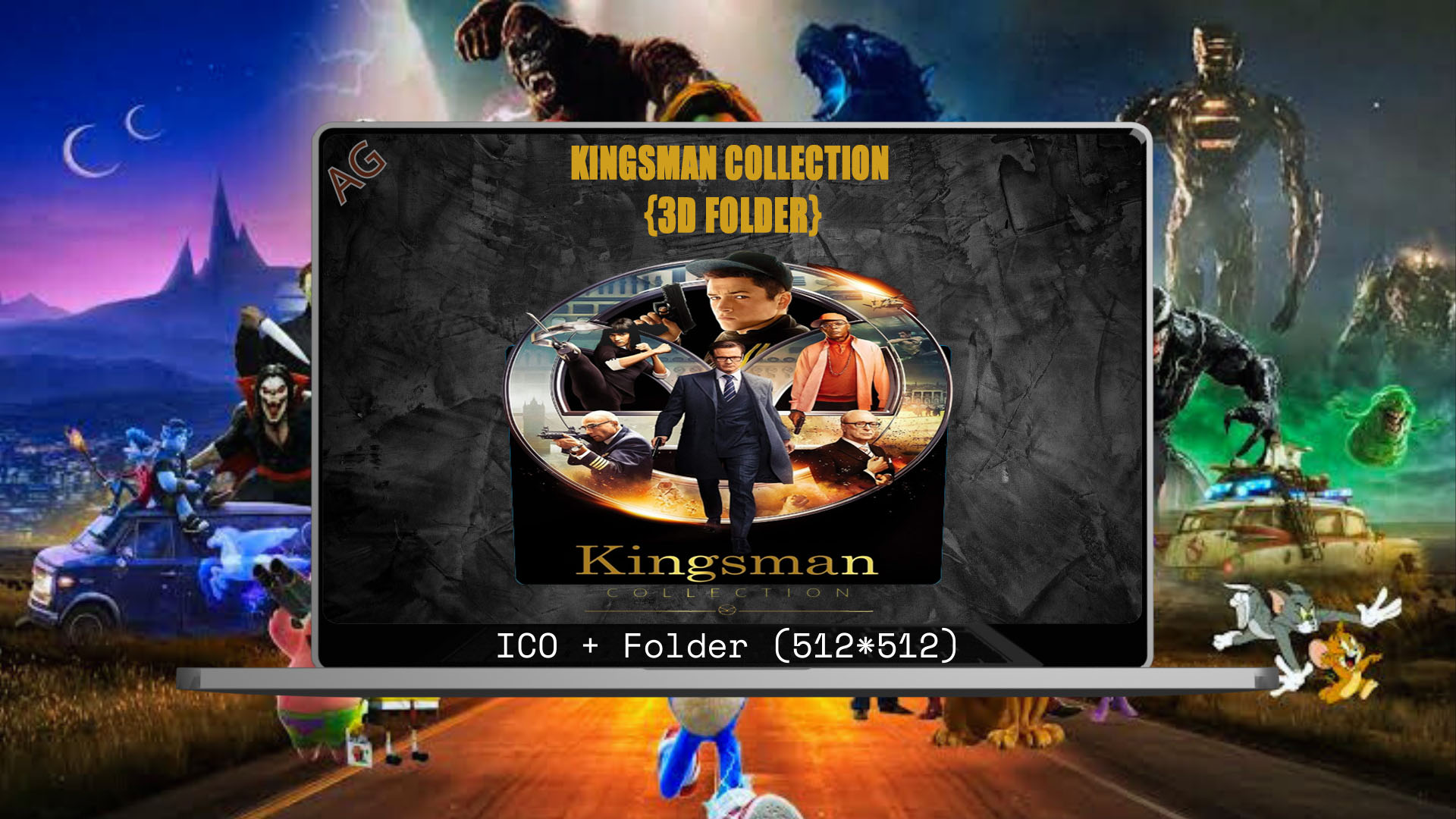 Kingsman Collection Folder Icon (3D) by ahmedghazyy on DeviantArt