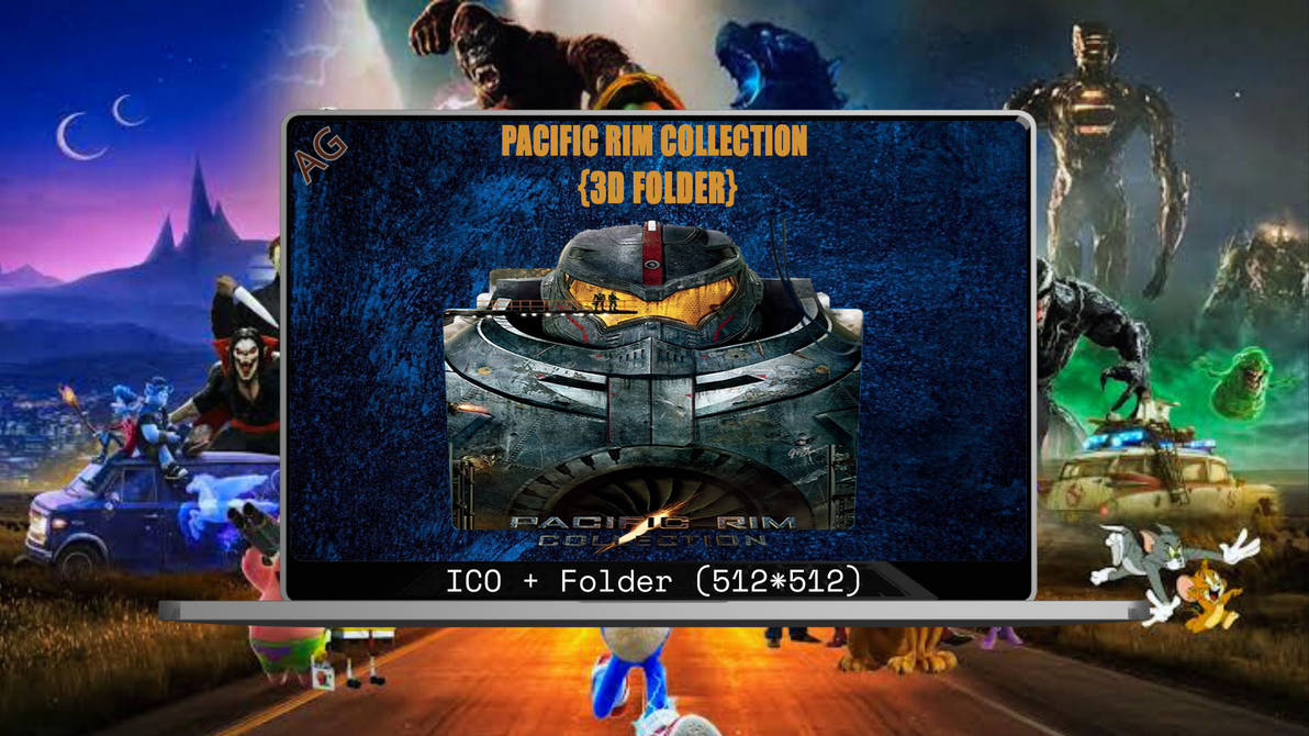 Pacific Rim Collection Folder Icon (3D) by ahmedghazyy on DeviantArt