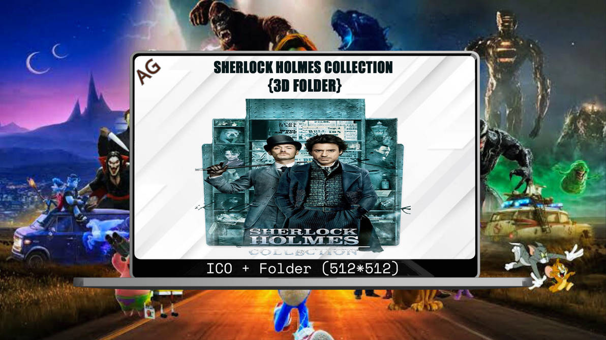 Sherlock Holmes Collection Folder Icon (3D) by ahmedghazyy on DeviantArt