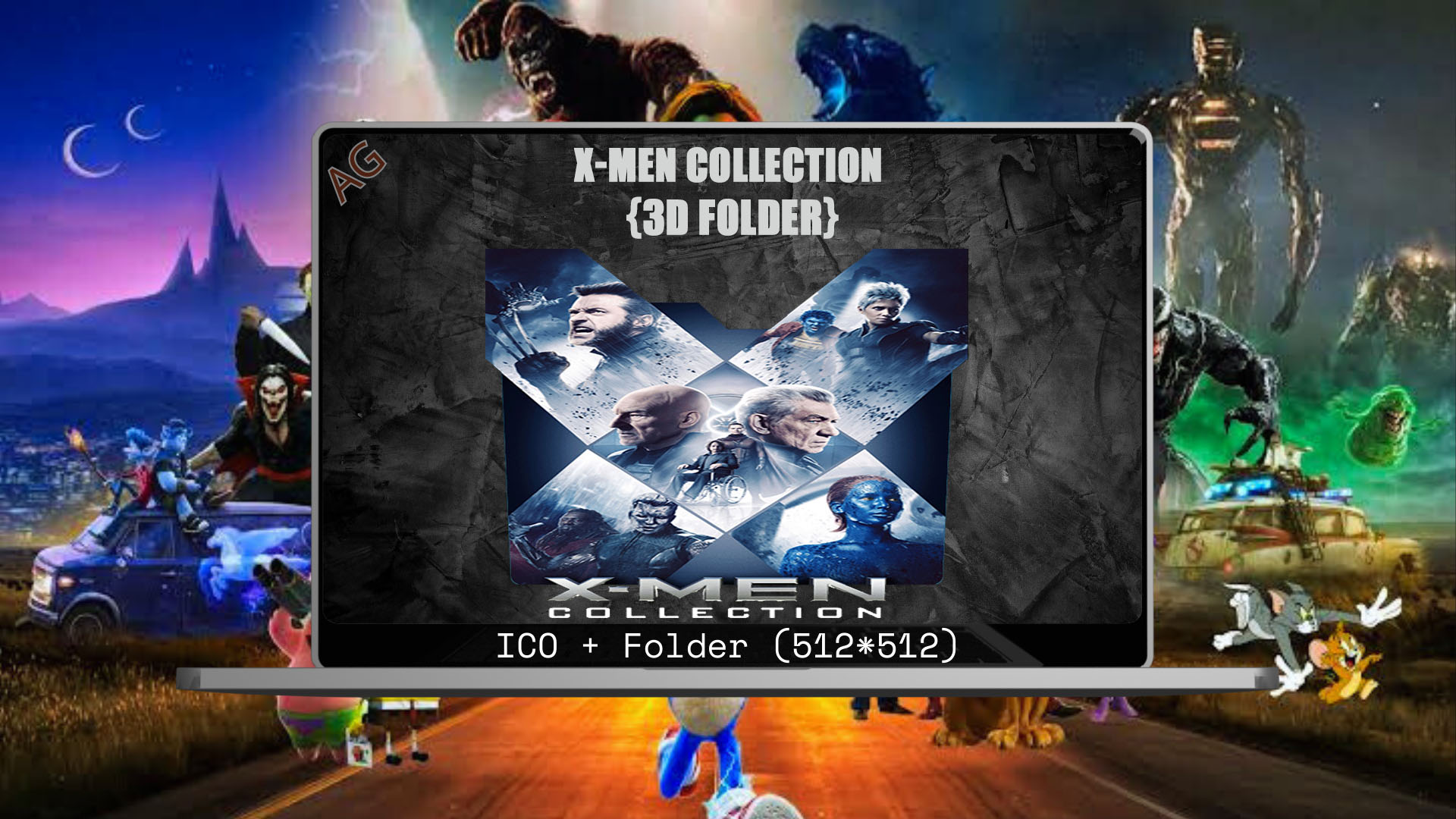 X-Men Collection Folder Icon 3D by ahmedghazyy on DeviantArt