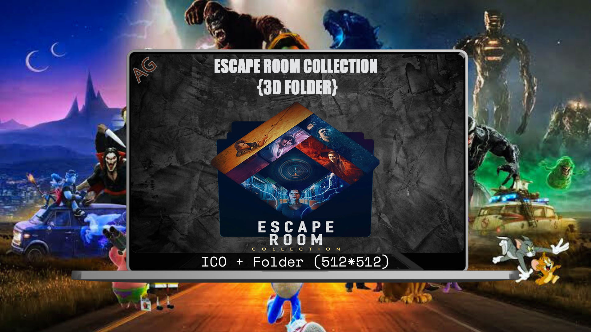 Escape Room Collection Folder Icon 3D by ahmedghazyy on DeviantArt