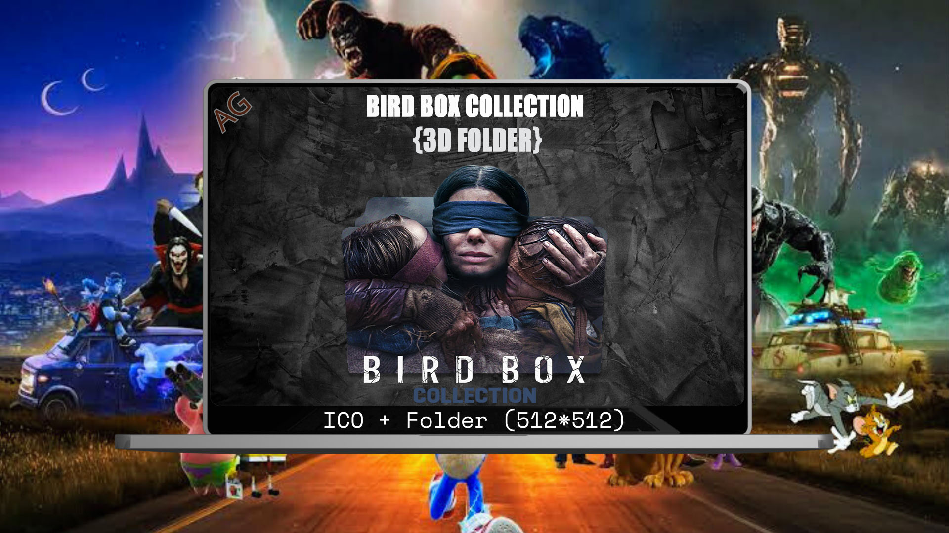 Bird Box Collection Folder icon 3D by ahmedghazyy on DeviantArt