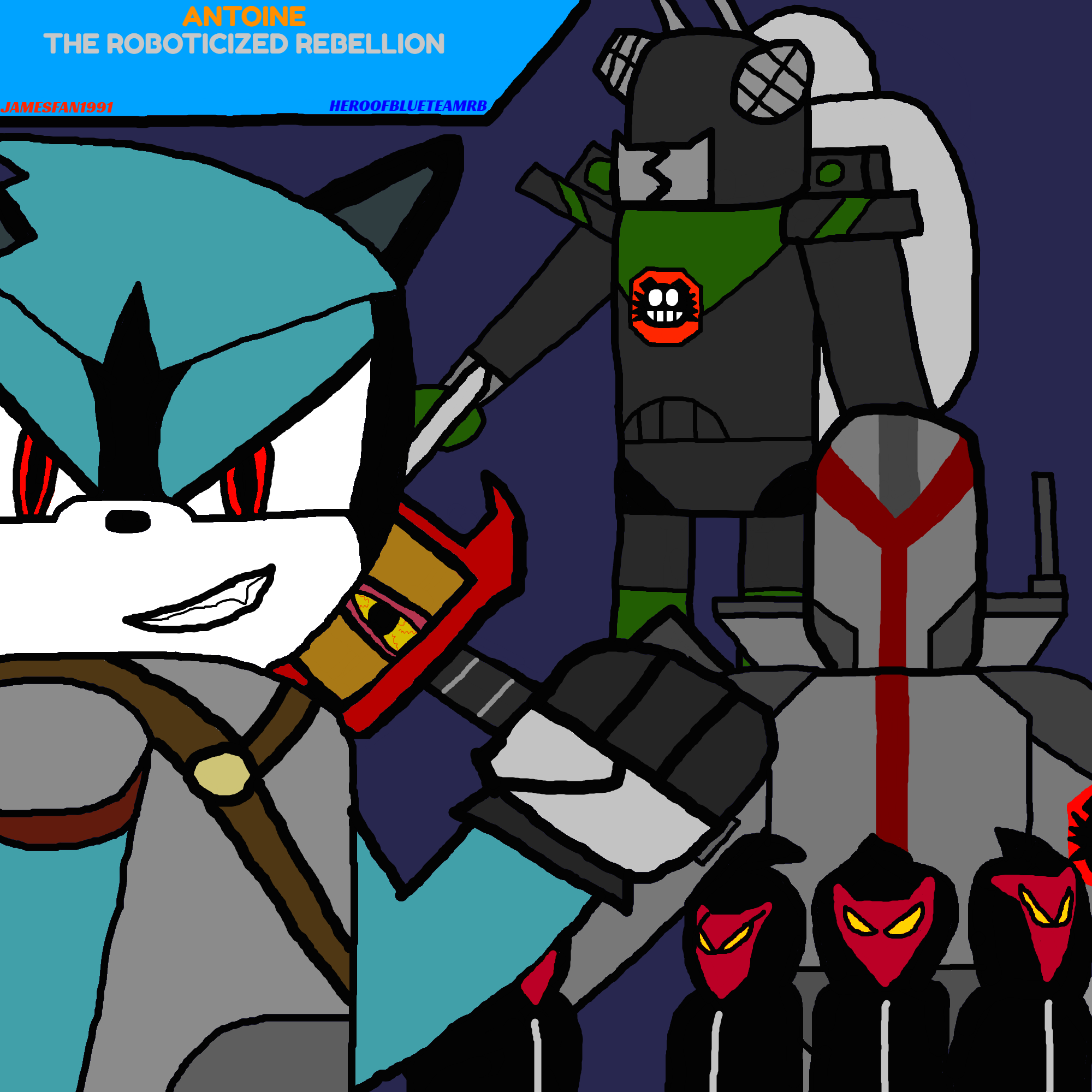Antoine: The Roboticized Rebellion (Teaser #2) by HeroofBlueTeamRB on ...