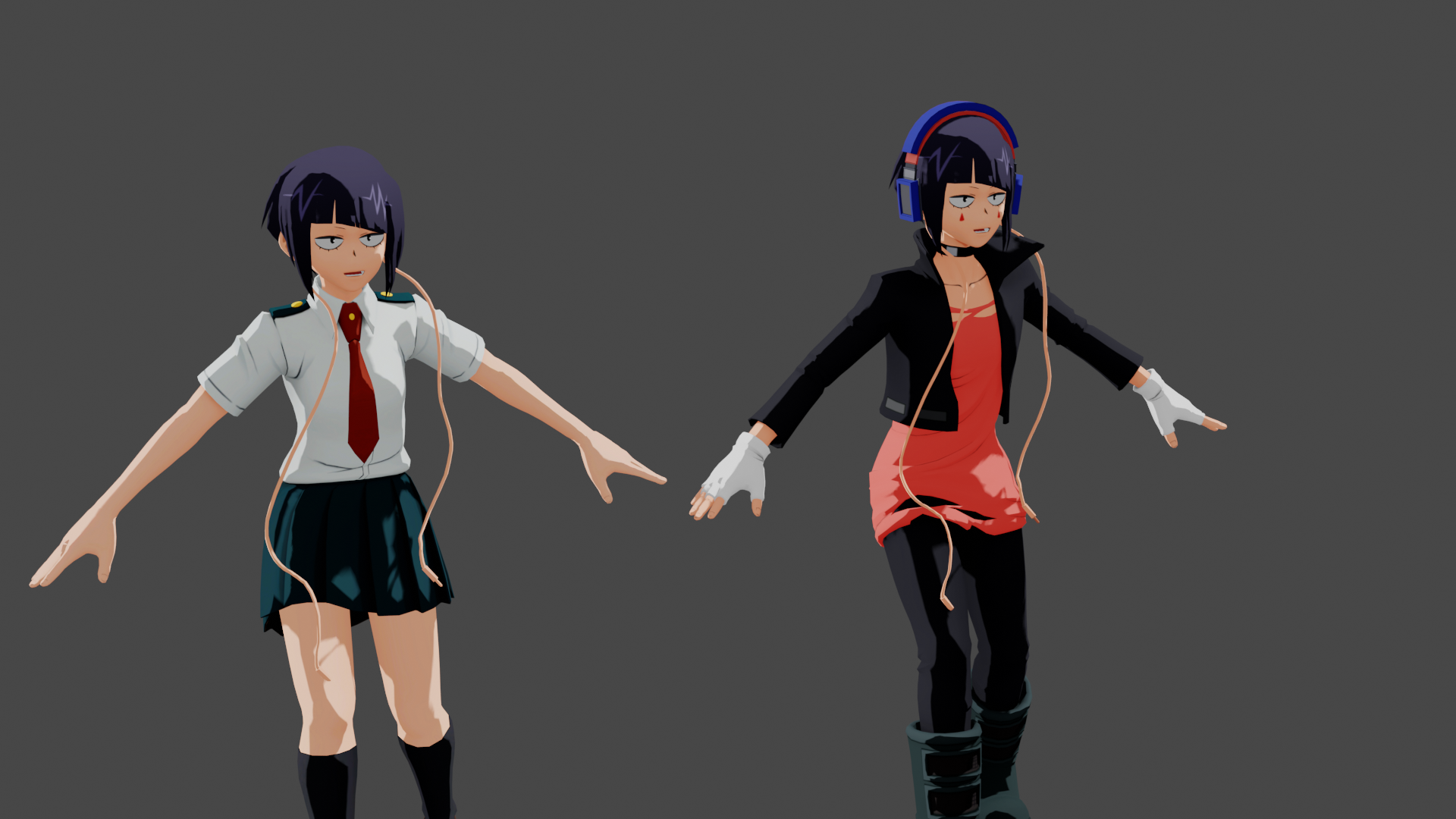Kyoka Jiro Mhoj blender release by animebou33 on DeviantArt