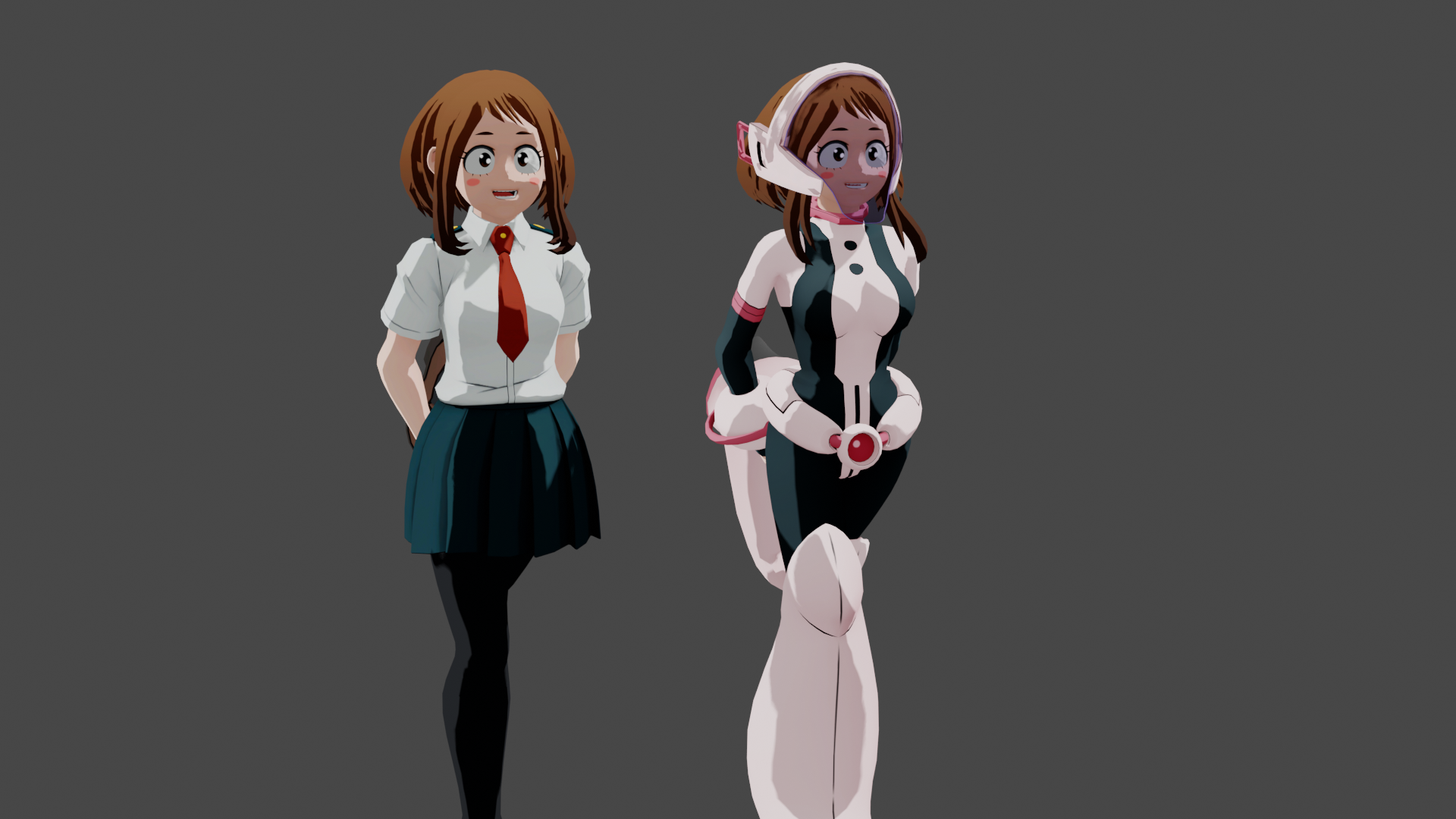 Ochako Uraraka Mhoj blender release by animebou33 on DeviantArt