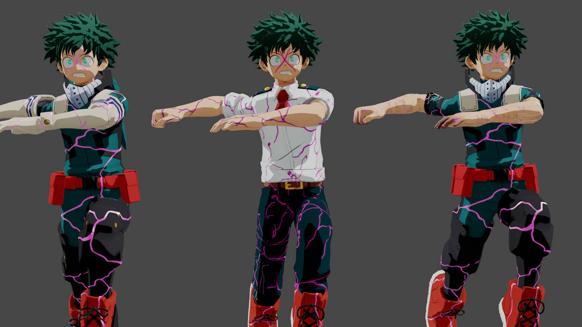 Izuku Midoriya Mhoj blender release by animebou33 on DeviantArt