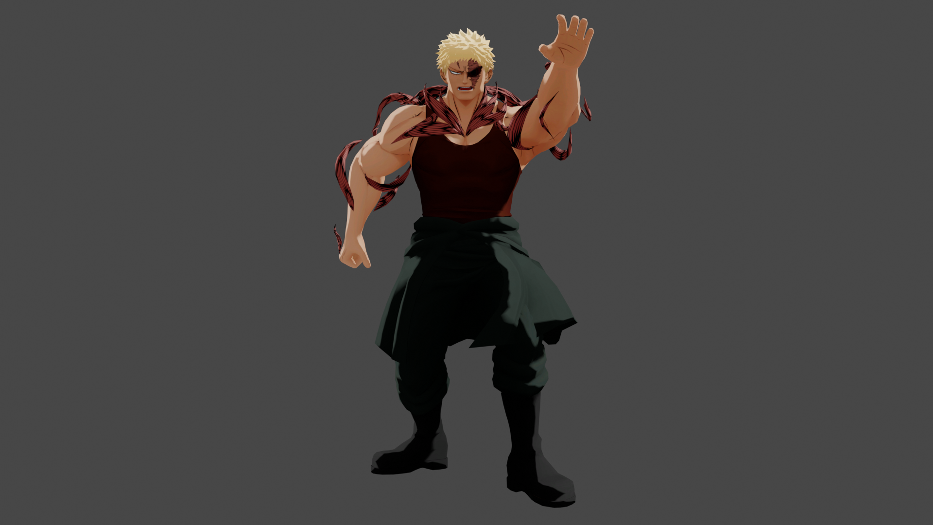 Muscular Mhoj blender release by animebou33 on DeviantArt