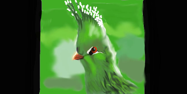 Green bird by chewyredhots on DeviantArt