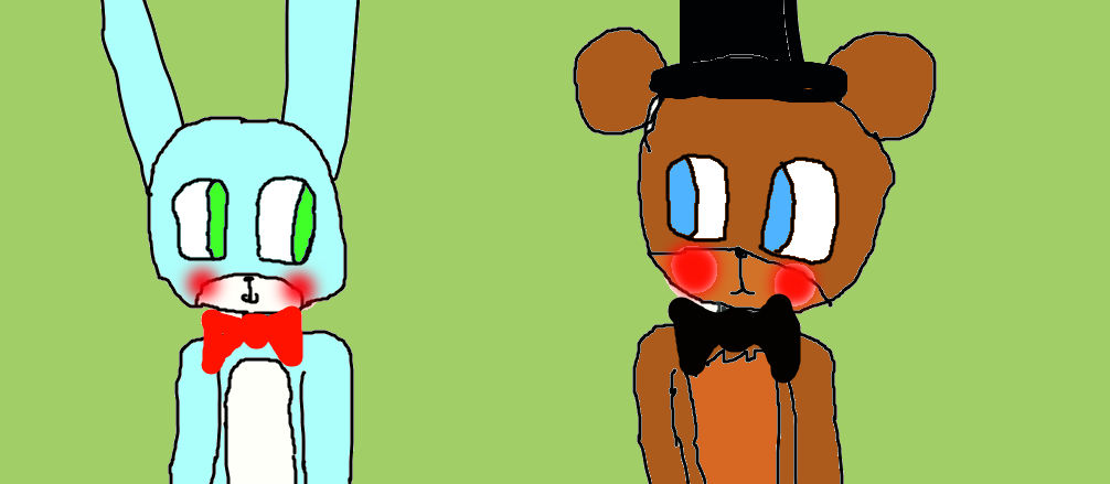 Toy Bonnie X Toy Freddy By Brokenbonnieandkitty On Deviantart