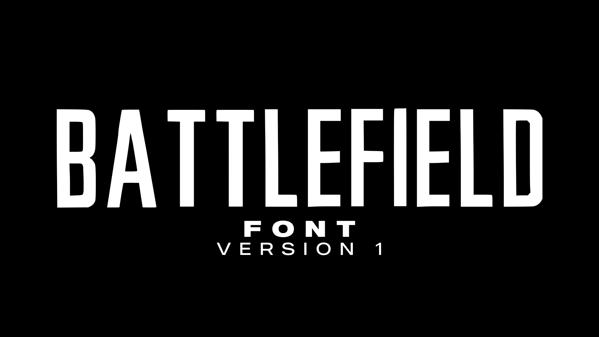 Battlefield Font (Version 1) by WesleyVianen on DeviantArt