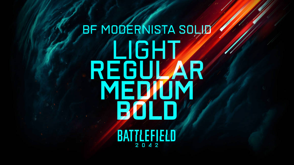 Battlefield 2042 | BF_Modernista_Solid Font Pack by WesleyVianen on ...