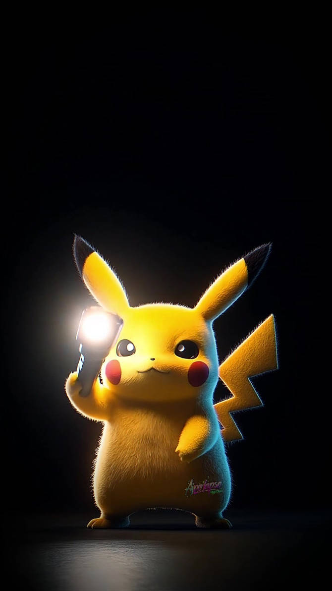 Pikachu 4k live flashlight Wallpapers by Aiperlapse on DeviantArt