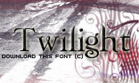 Twilight font by Szilkx on DeviantArt