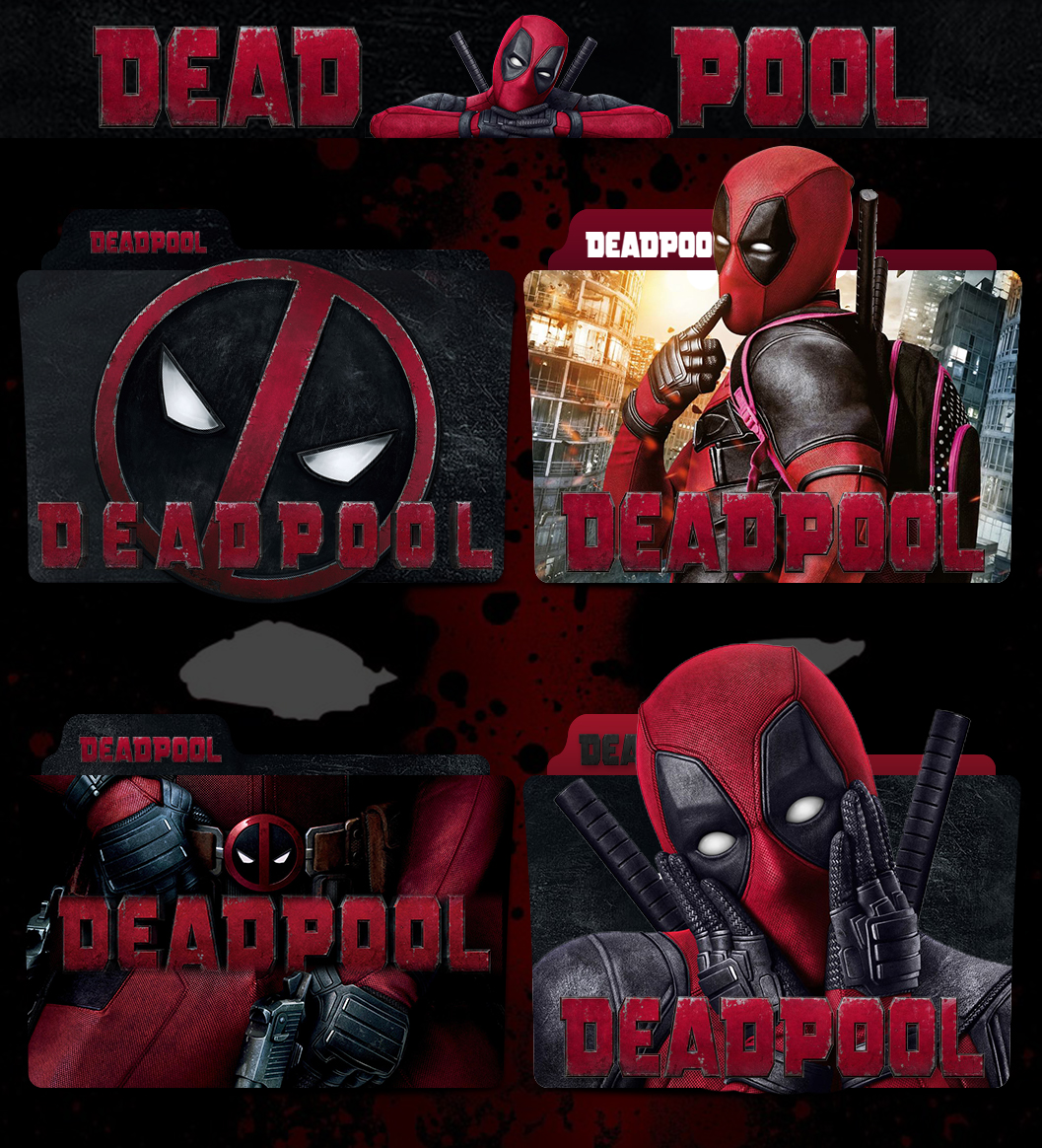 Deadpool folder icon by Andreas86 on DeviantArt
