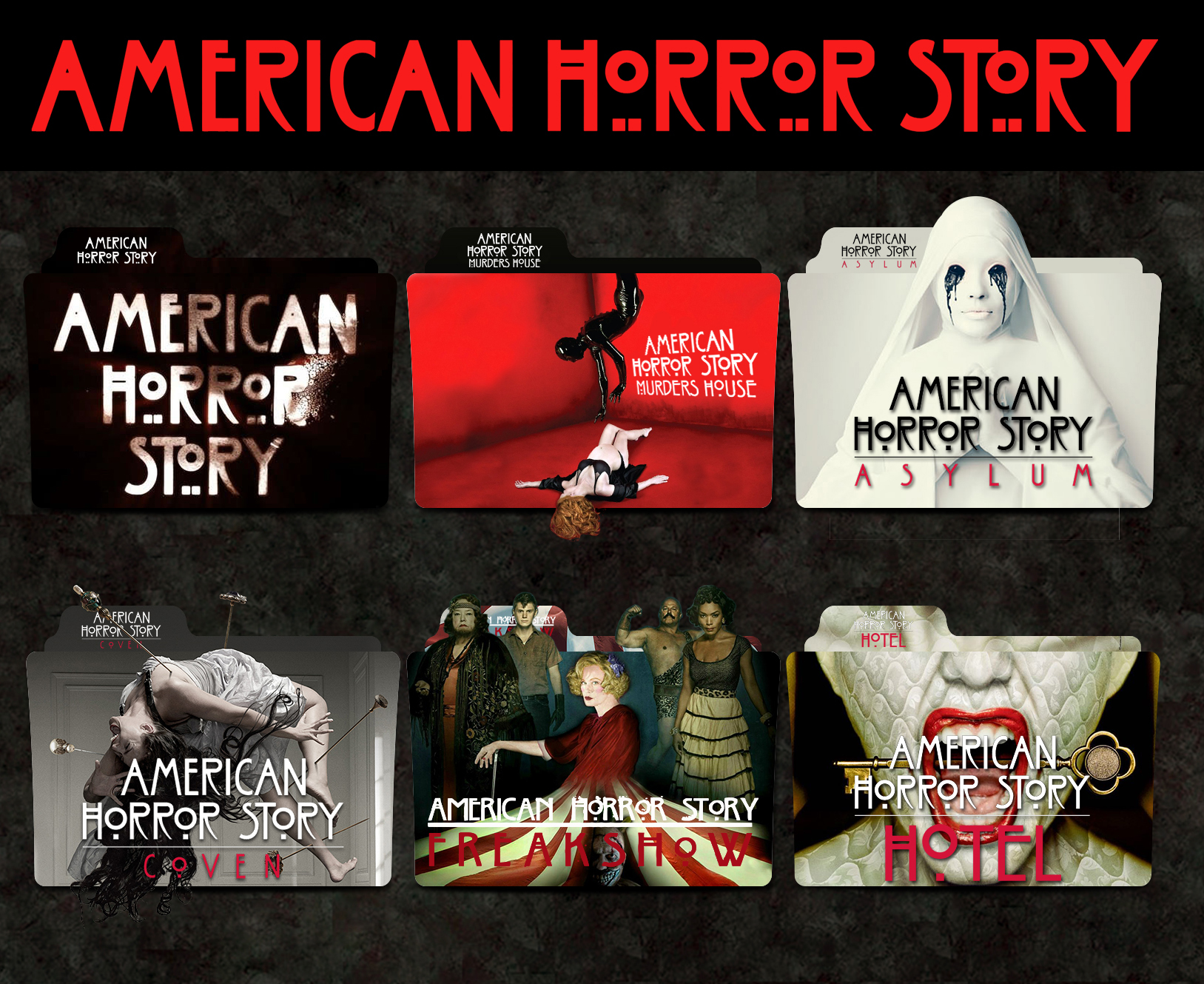 American Horror Story folder icon by Andreas86 on DeviantArt
