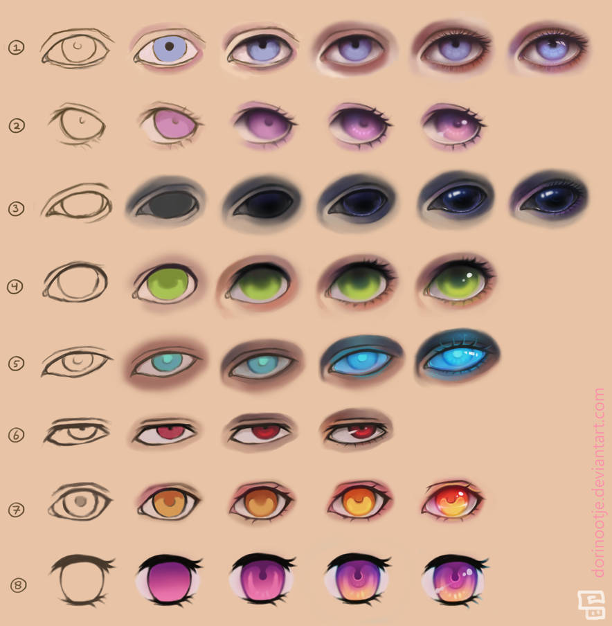 Eye steps by Dorinootje on DeviantArt