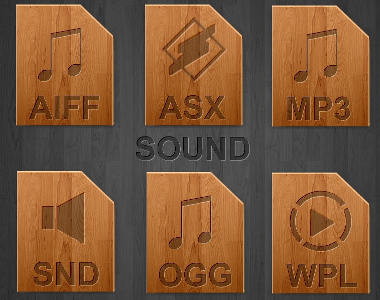 Wood icons for sound types by teroleg on DeviantArt