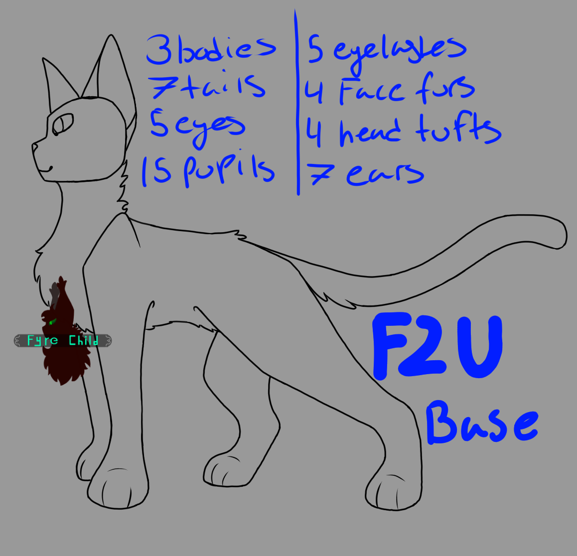 F2U Warrior Cats base by FyreChi1d on DeviantArt