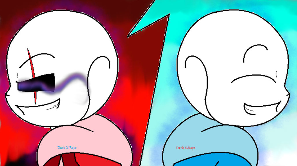 Zero and Sans by DarkXRaye on DeviantArt