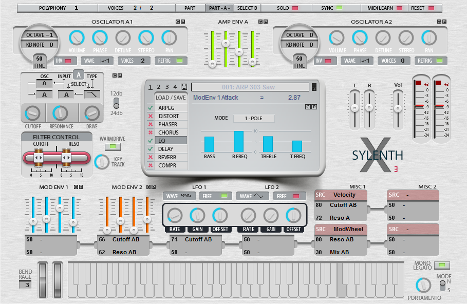 Sylenth1 X3 White Skin by KraftWerk7 on DeviantArt