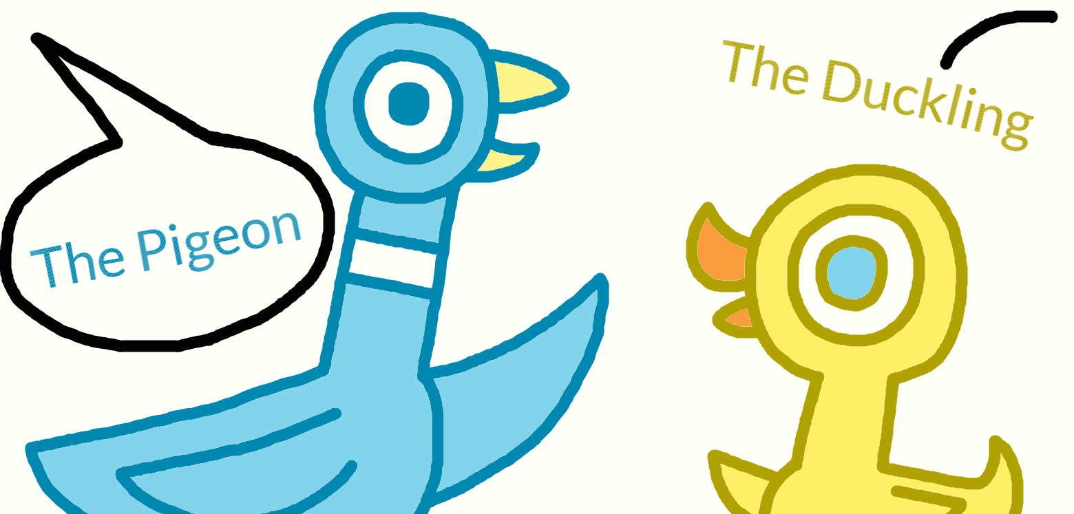 The Pigeon and The Duckling in DA muro by CalinaPonyCartoonsDA on ...