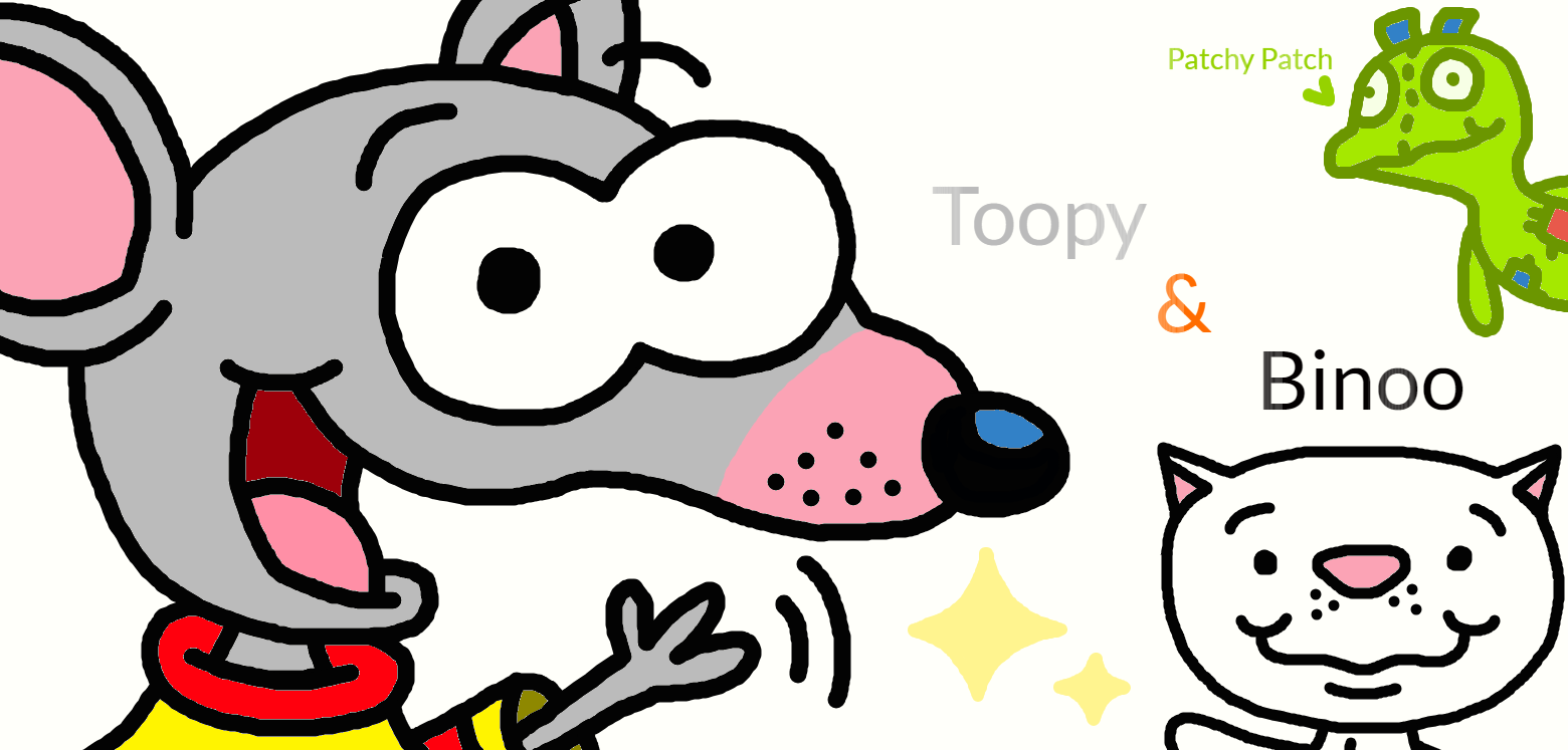 Toopy and Binoo in DA muro by CalinaPonyCartoonsDA on DeviantArt