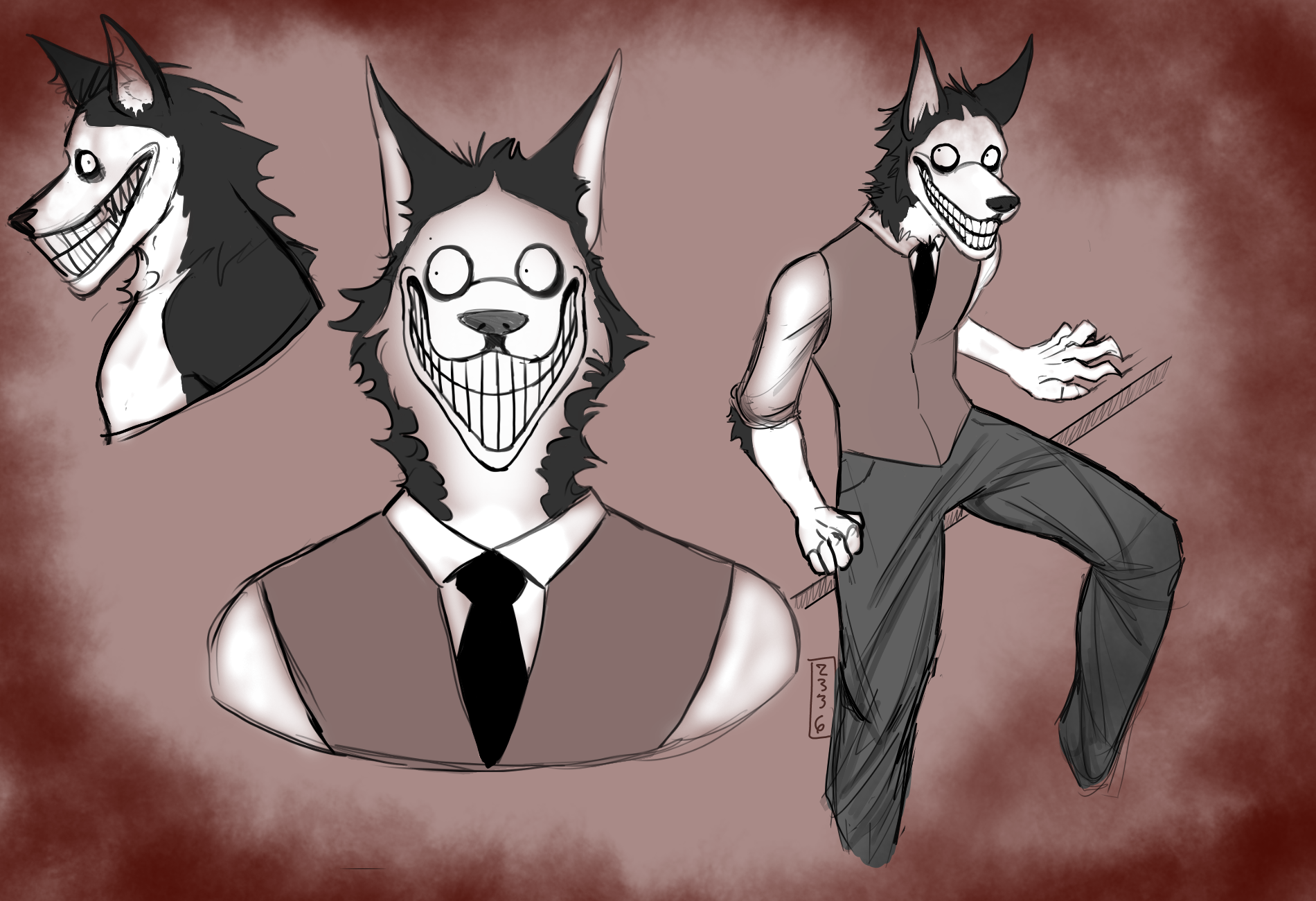Smile dog in suit by Zeath336 on DeviantArt