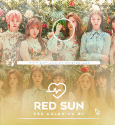 #7 psd coloring {red sun} by dayaze on DeviantArt