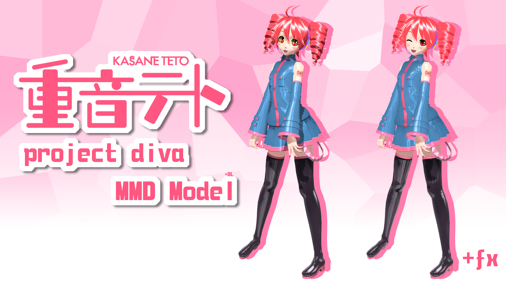 Project diva Kasane Teto pmx model by sekailiying on DeviantArt