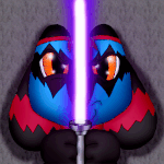 Jame the Riolu 'Dramatic Lightsaber Stare' Emote by Unownace on DeviantArt